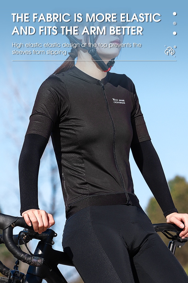Breathable Cycling UV Protection Arm Sleeves Cover for West Biking 1 ...