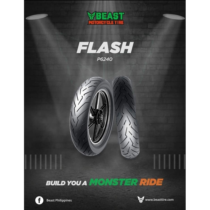 Beast tire Flash P6240 Tube Type Motorcycle tire are made to be safe ...