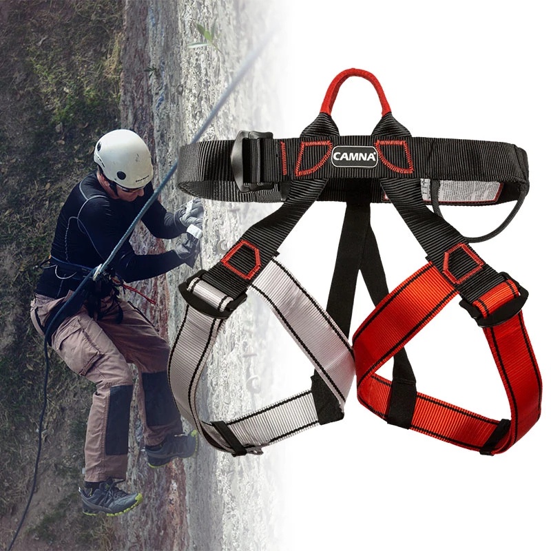 Monqiqi Safety Rock Climbing Harness Fall Protection Tree Climbing ...