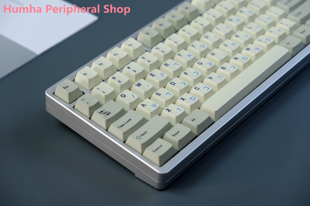 Humha Hebrew keycap PBT material Dye-Sublimation Cherry profile ...