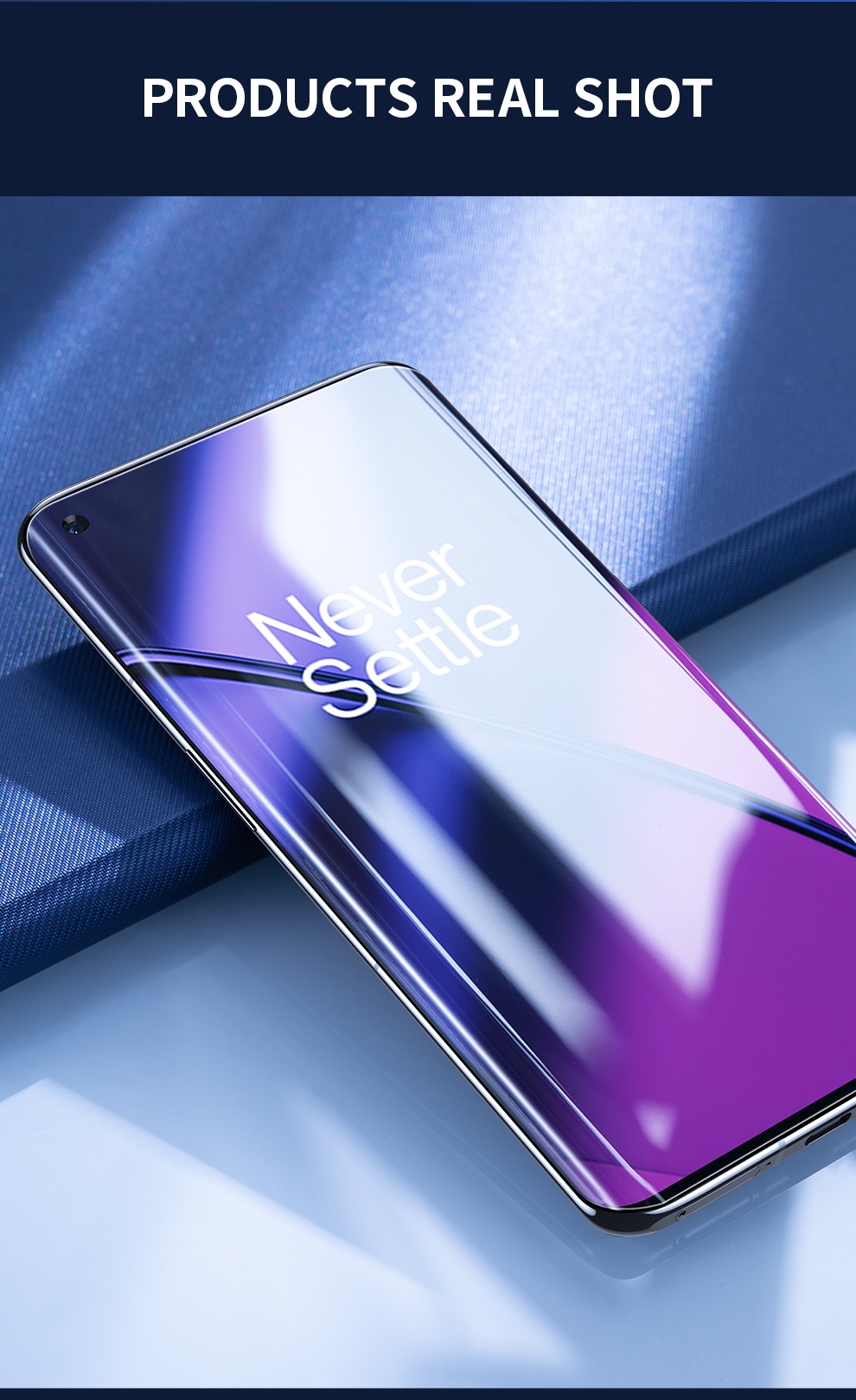 SmartDevil UV Tempered Glass/Screen Protector For OnePlus 11ACE2 Full Screen Cover Full Glue HD ...