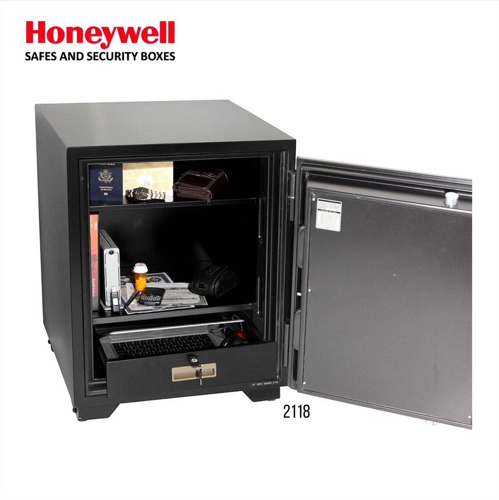 Honeywell Safe 2118 Digital Steel Fire & Security Safe Cash Vault Box ...