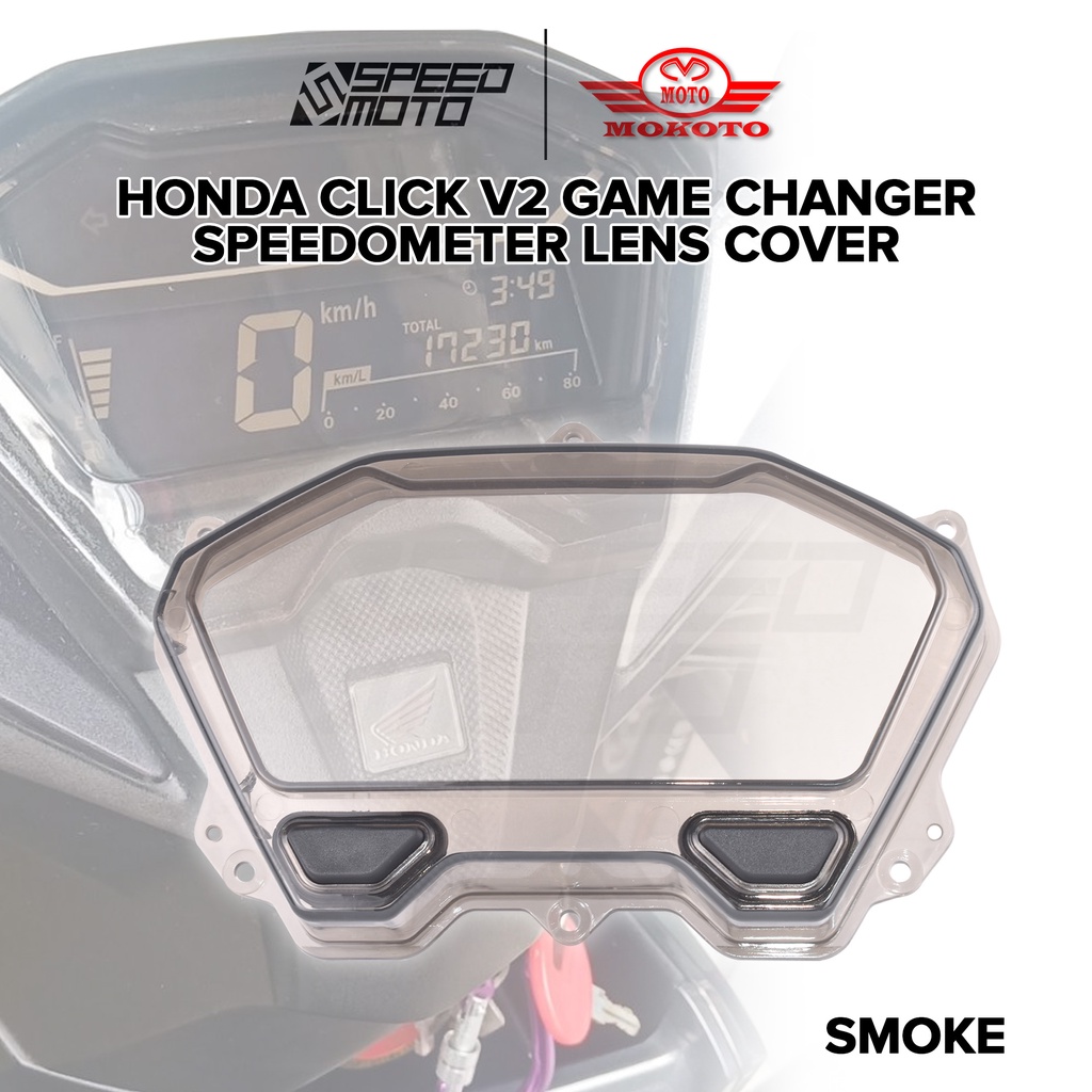 MOKOTO HONDA CLICK 125i 150i V2 SPEEDOMETER LENS SMOKE GAUGE PANEL ...