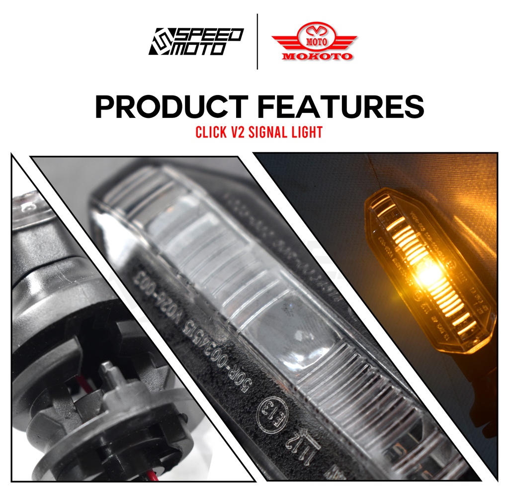 MOKOTO HONDA CLICK 125 / 150 V2 /160 LED TURN SIGNAL LIGHTS Z-125 ...