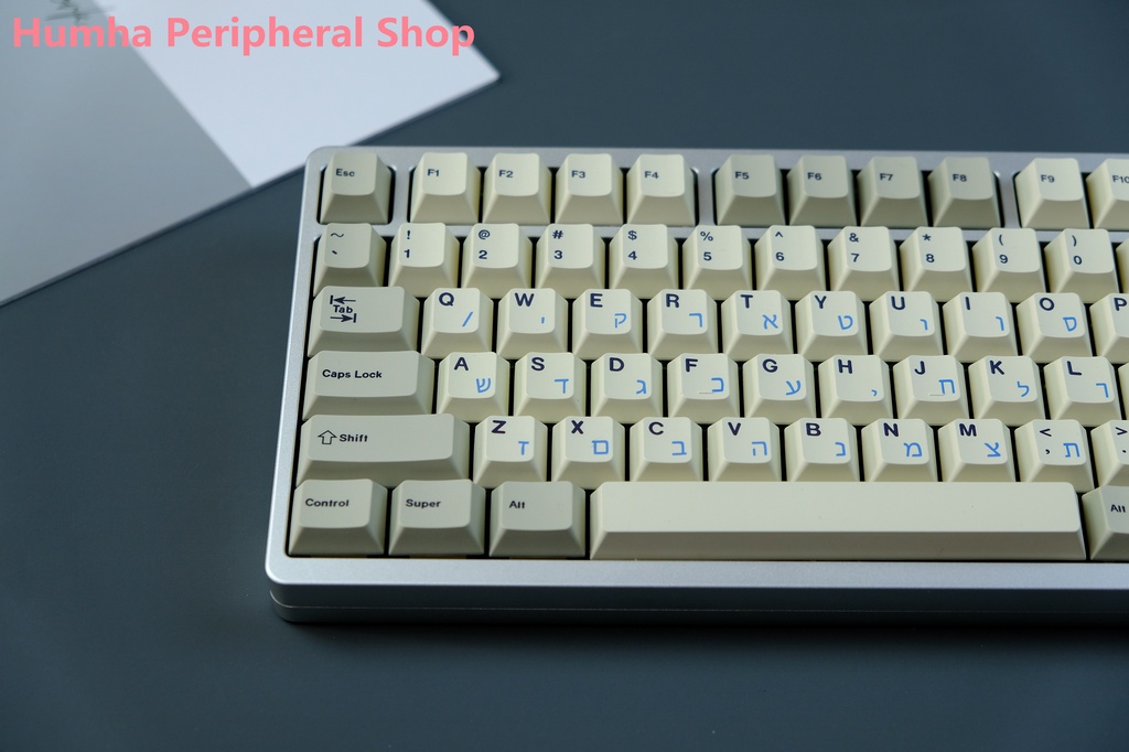 Humha Hebrew keycap PBT material Dye-Sublimation Cherry profile ...