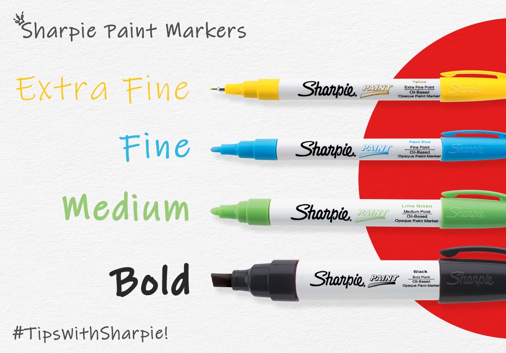 Sharpie Bold Oil Based Paint Marker (PCS) | Shopee Philippines
