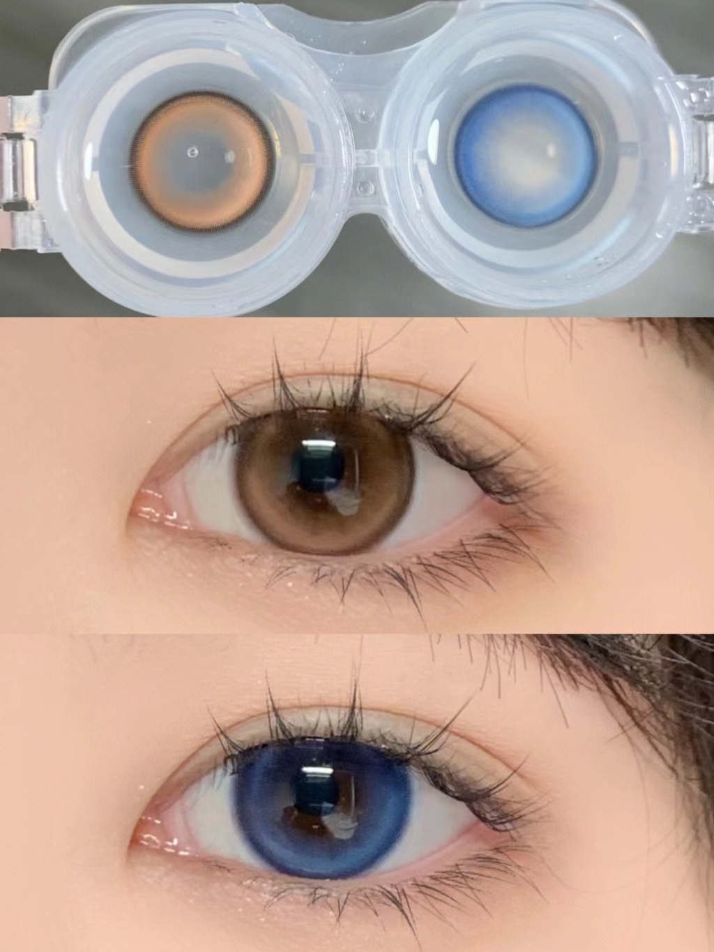 【COD&Doll eyes】Ymeixi 2piece Contact Lenses High Light Style Large ...