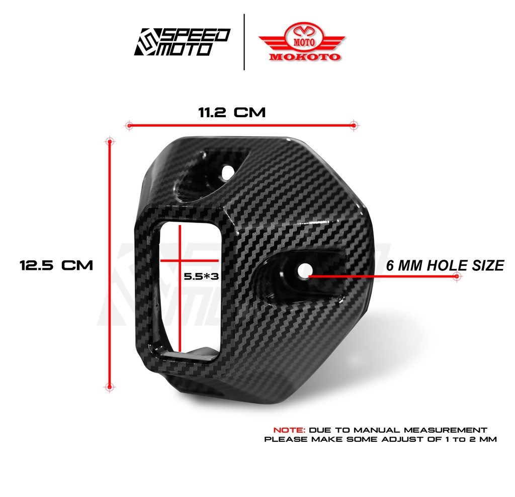 HONDA CLICK V3 CLICK V2 GAME CHANGER ALLOY MUFFLER TIP COVER Z-2423-2 ...