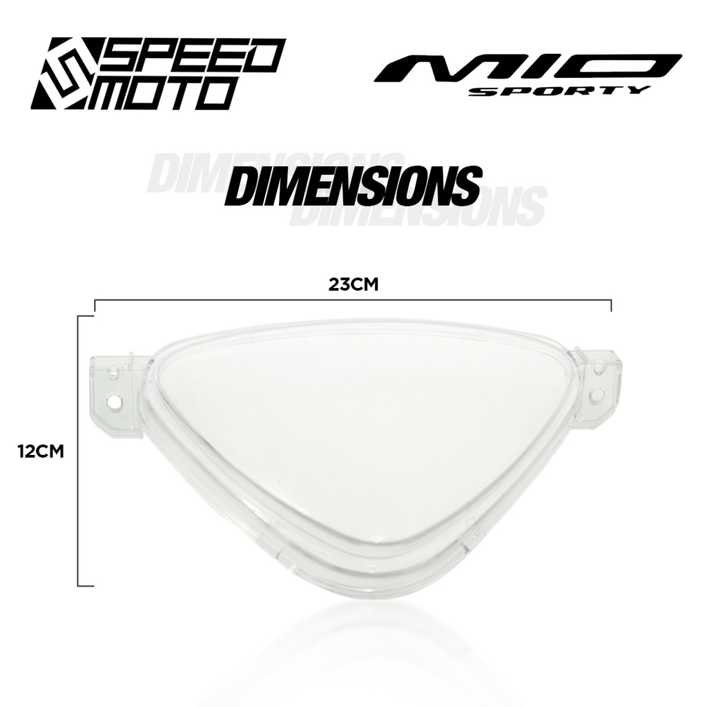 SPEEDMOTO YAMAHA MIO SPORTY OEM SPEEDOMETER CLEAR GAUGE LENS FOR MIO ...