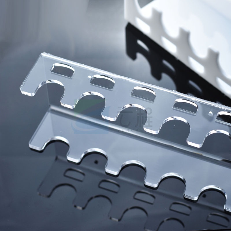 Wall-mounted Pipette Rack 6-place Acrylic Pipette Holder 5-hole Clear ...