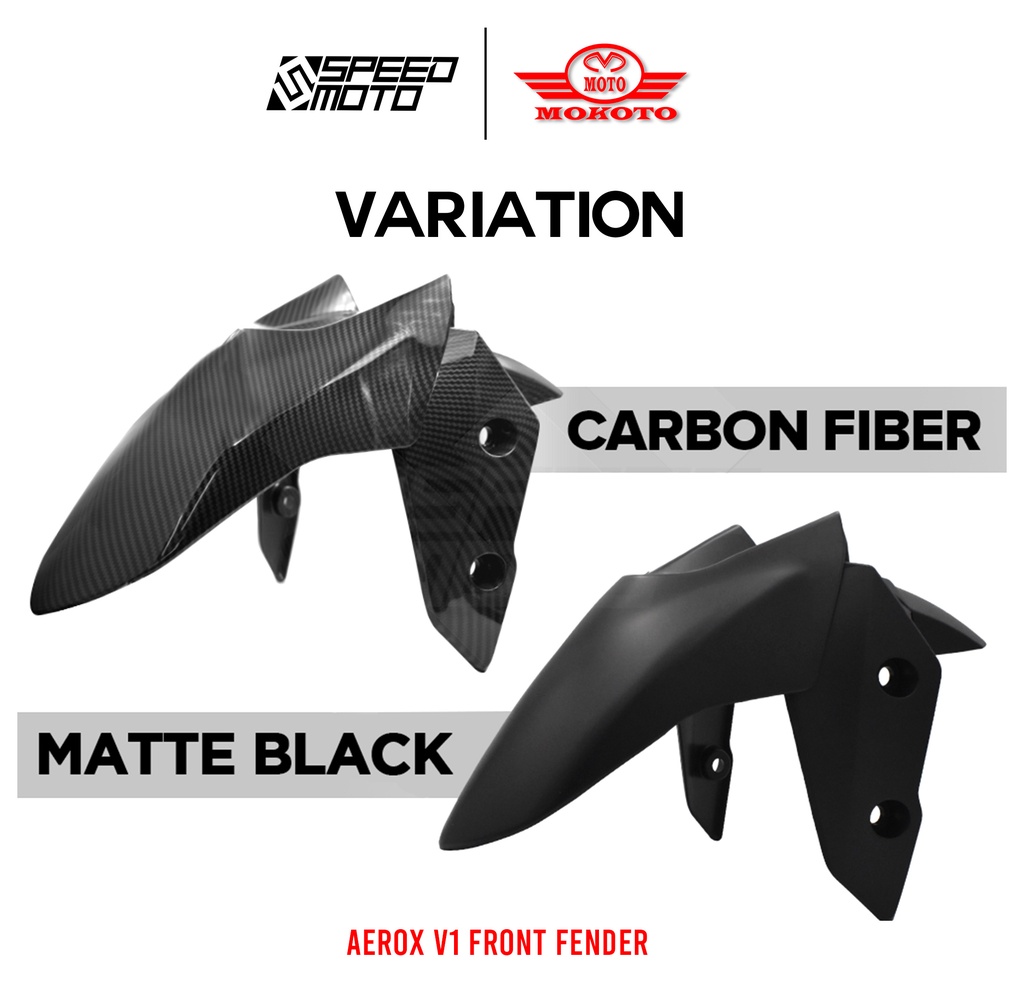 YAMAHA AEROX V1 2 IN 1 DETACHABLE FRONT FENDER FOR AEROX V1 SPEEDMOTO ...
