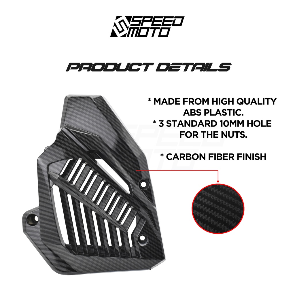 HONDA RADIATOR COVER CLICK V3 CLICK V2 GAME CHANGER RADIATOR COVER ...