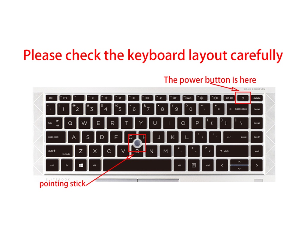 For HP Elitebook zbook 840 G7 G8 440 G9 14 inch Keyboard Cover Stickers ...