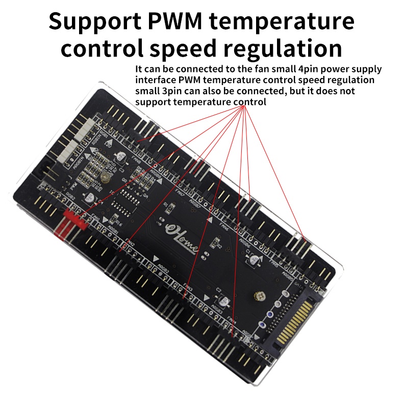 OCNG RGB converter 12V 4Pin RGB to 5V 3Pin ARGB light transfer wiring ...