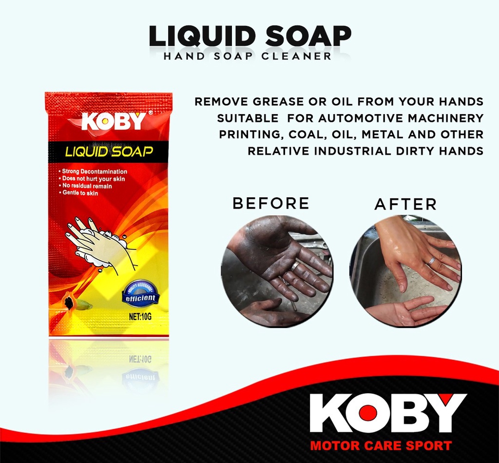 Koby Liquid Soap 10g (10pcs) | Shopee Philippines