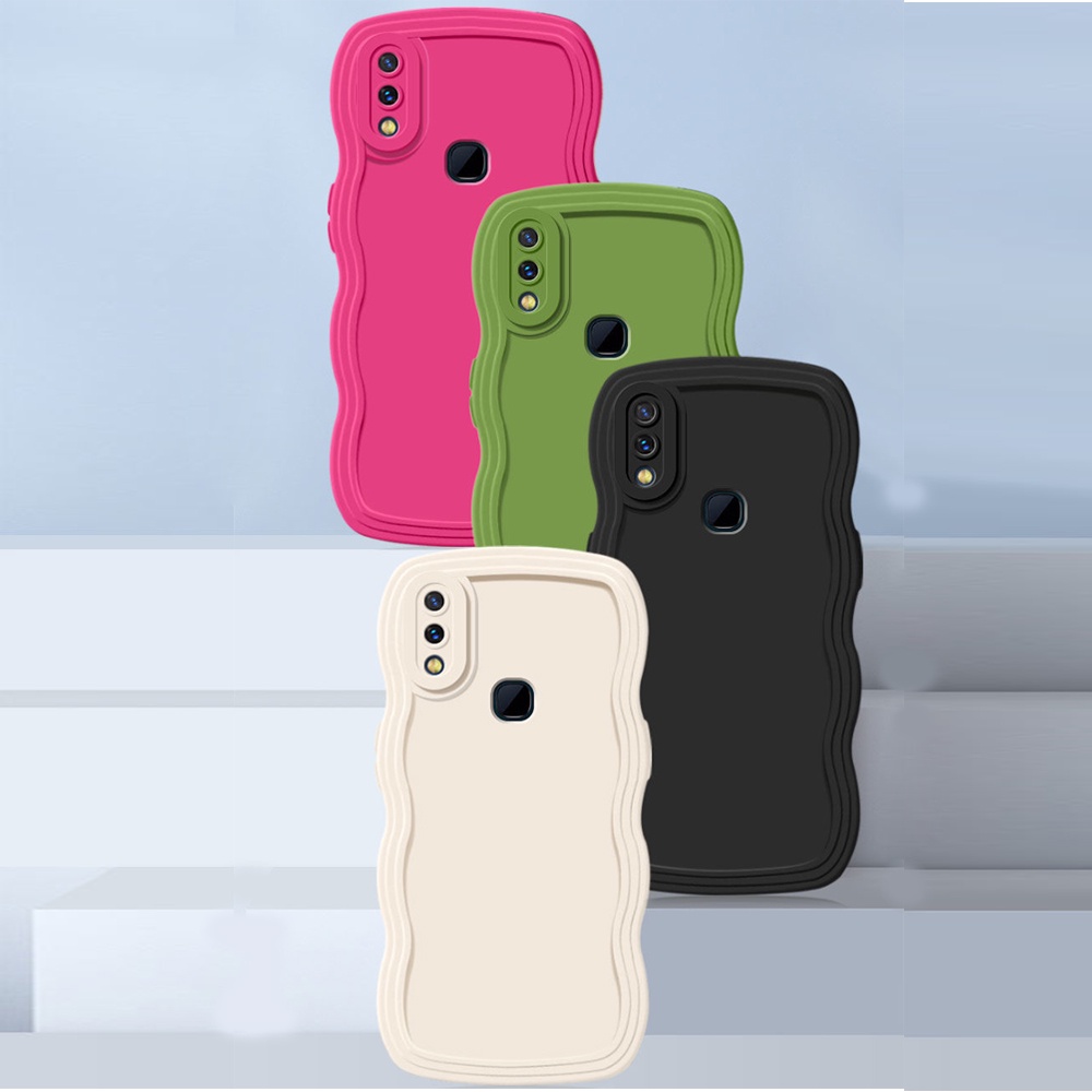 Huawei Y9 Y7 2019 P40 Lite Nova 3i 5T Honor 8X Wave Bumper Candy Color Camera Protection Slim ...