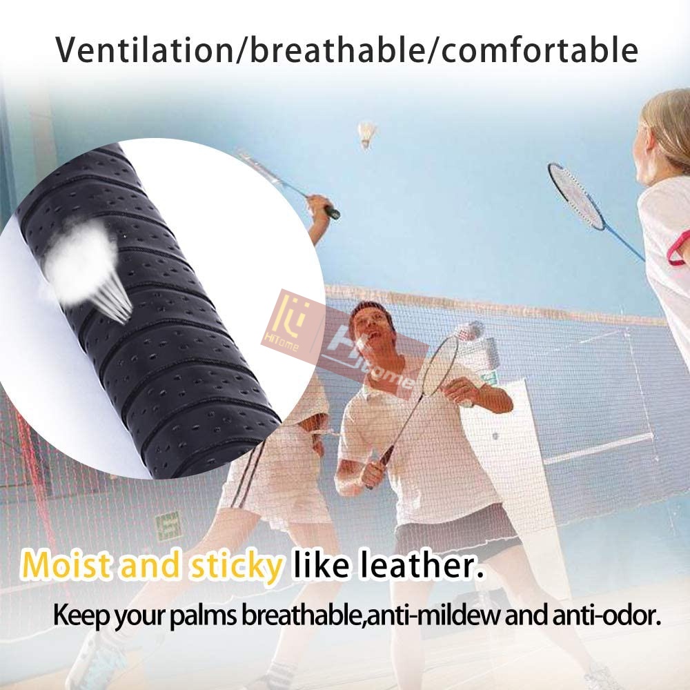 Badminton Racket Grip With Fishing Rod Sweatband Grip With Non-Slip ...