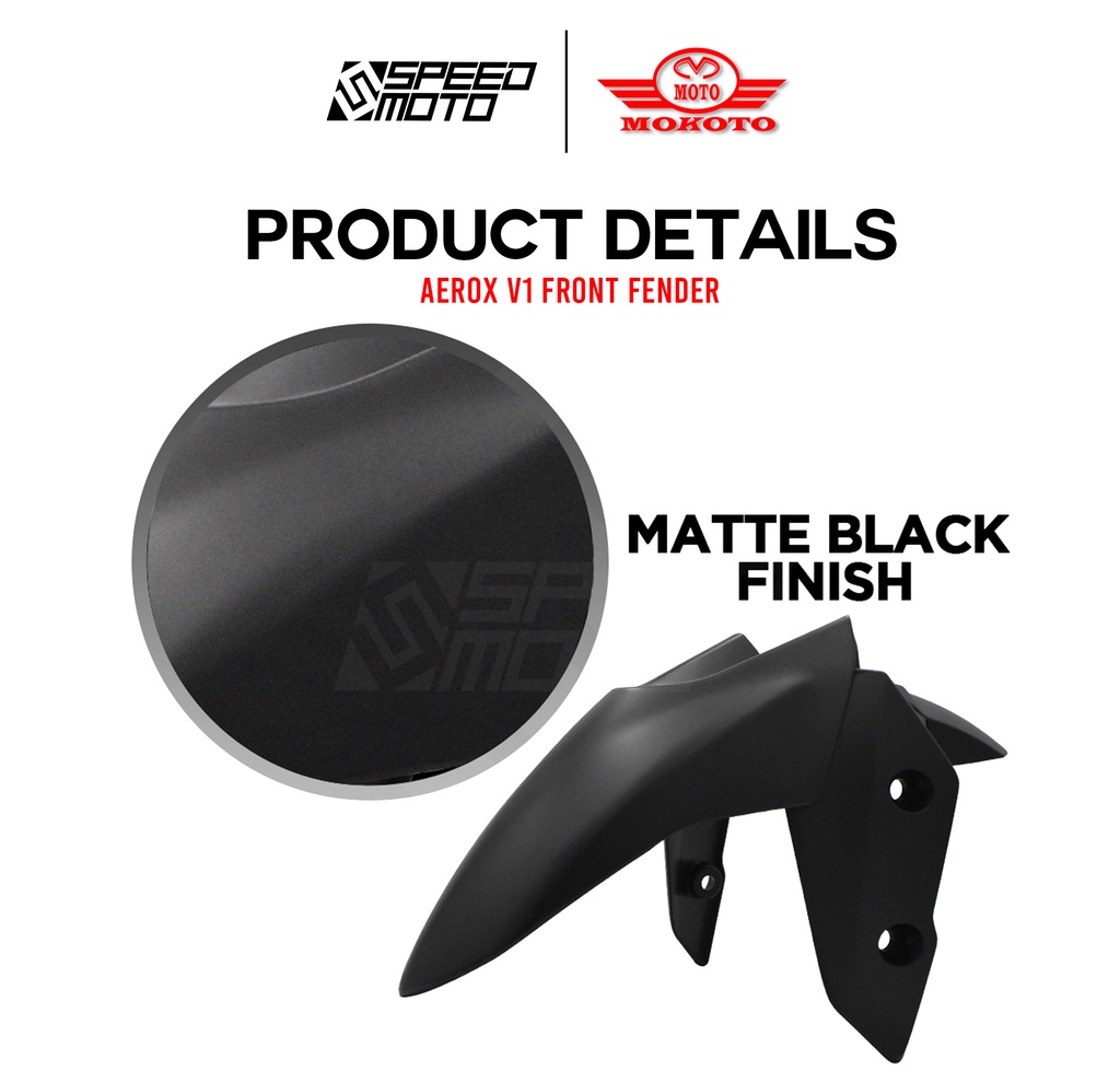 YAMAHA AEROX V1 2 IN 1 DETACHABLE FRONT FENDER FOR AEROX V1 SPEEDMOTO ...