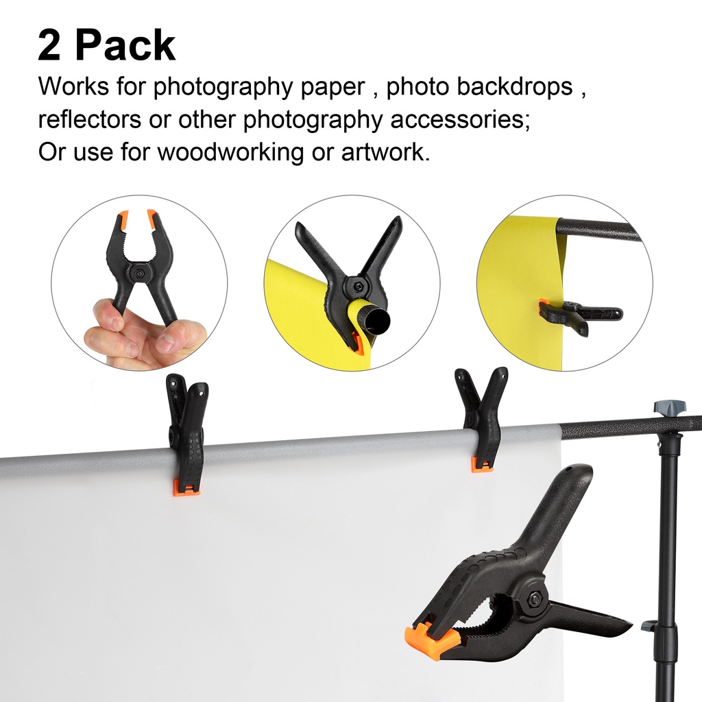 T Shape Backdrop Stand 1.5 x 2 m/5ft x 6.5ft Portable Photo Background ...