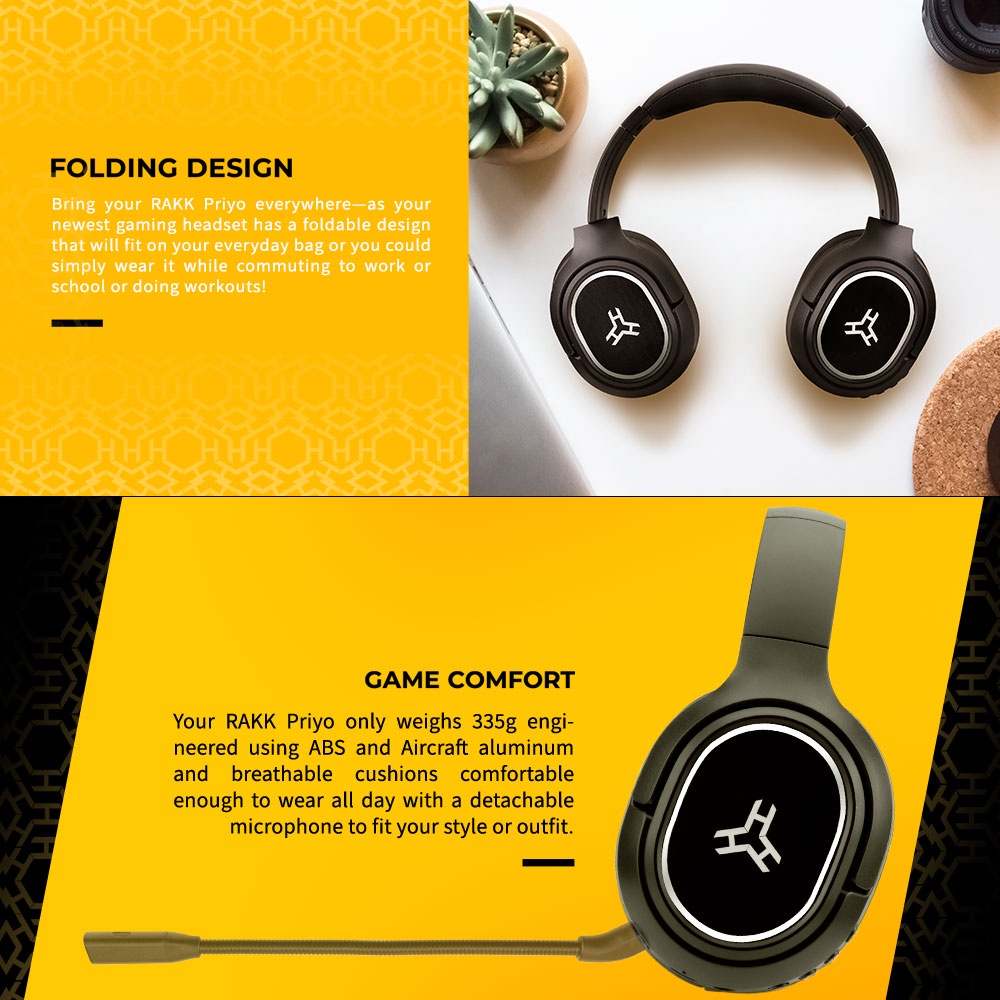 EasyPC | RAKK PRIYO Trimode 1000 mAh Folding Design Wireless Gaming ...