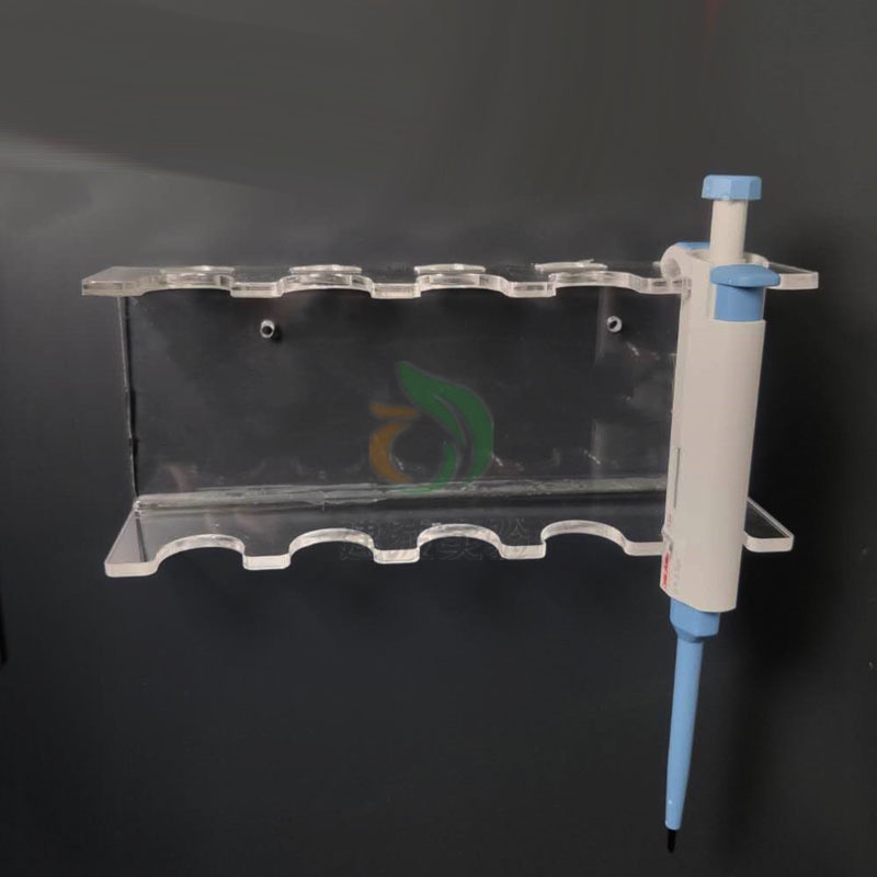 Wall-mounted Pipette Rack 6-place Acrylic Pipette Holder 5-hole Clear ...