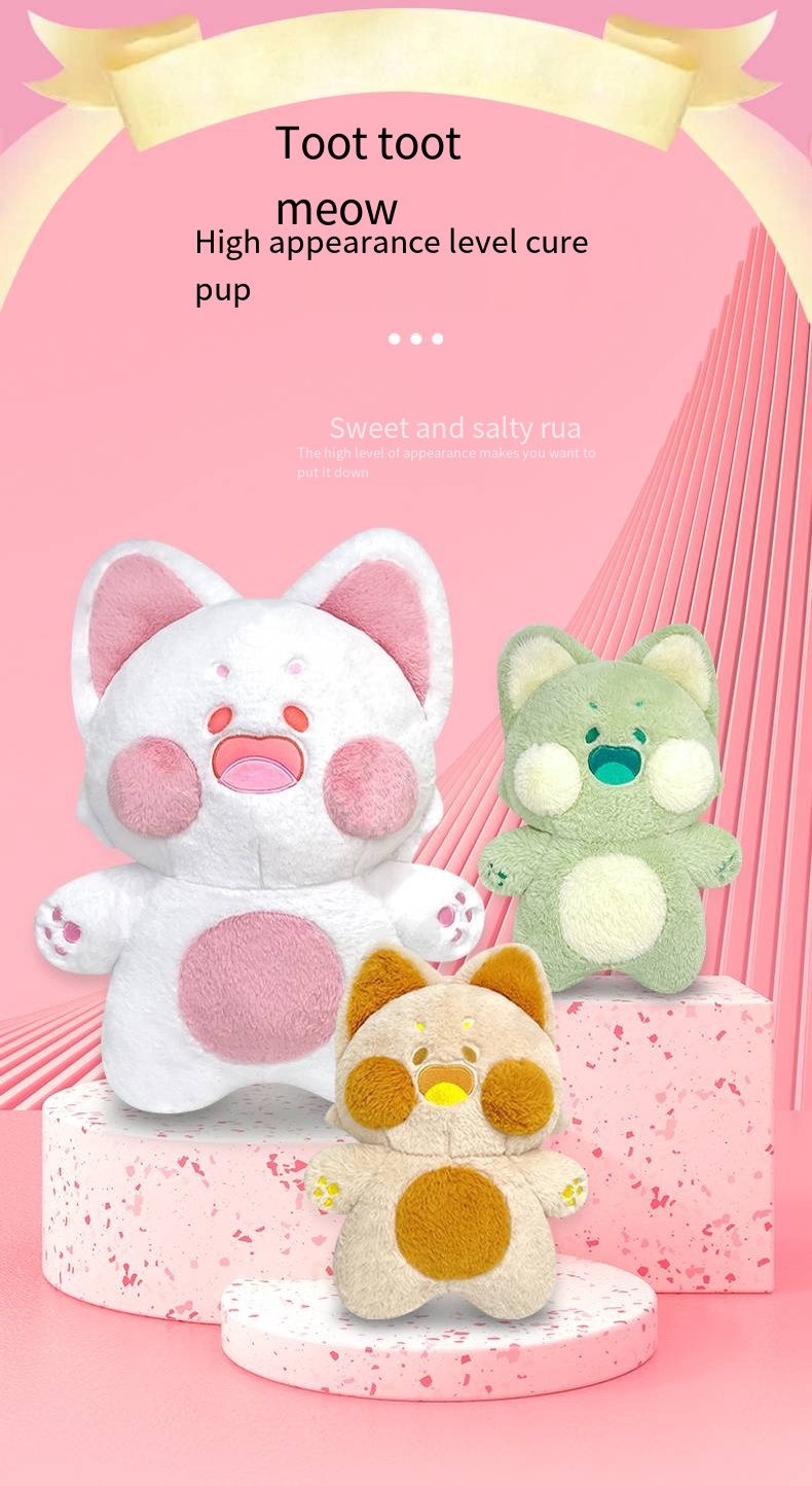 Hug Me 40cm Cute Kitty Dudu Cat Plush Stuffed Toy Fluffy Cartoon Animal ...