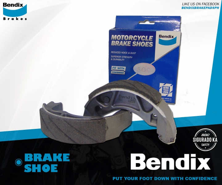 MS6 BENDIX BRAKE SHOE HONDA CLICK 125\150 AIRBLADE 150 BEAT Fi / CARB ...
