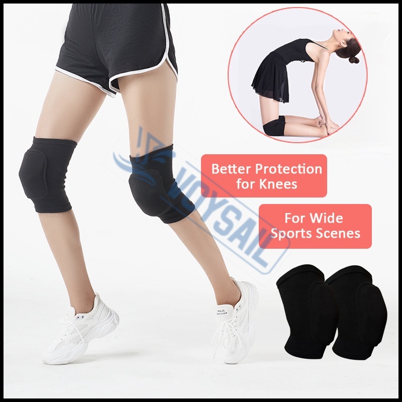 1 Pack Sports Support Knee Pads Dance Yoga Knee Pads Breathable Thick ...