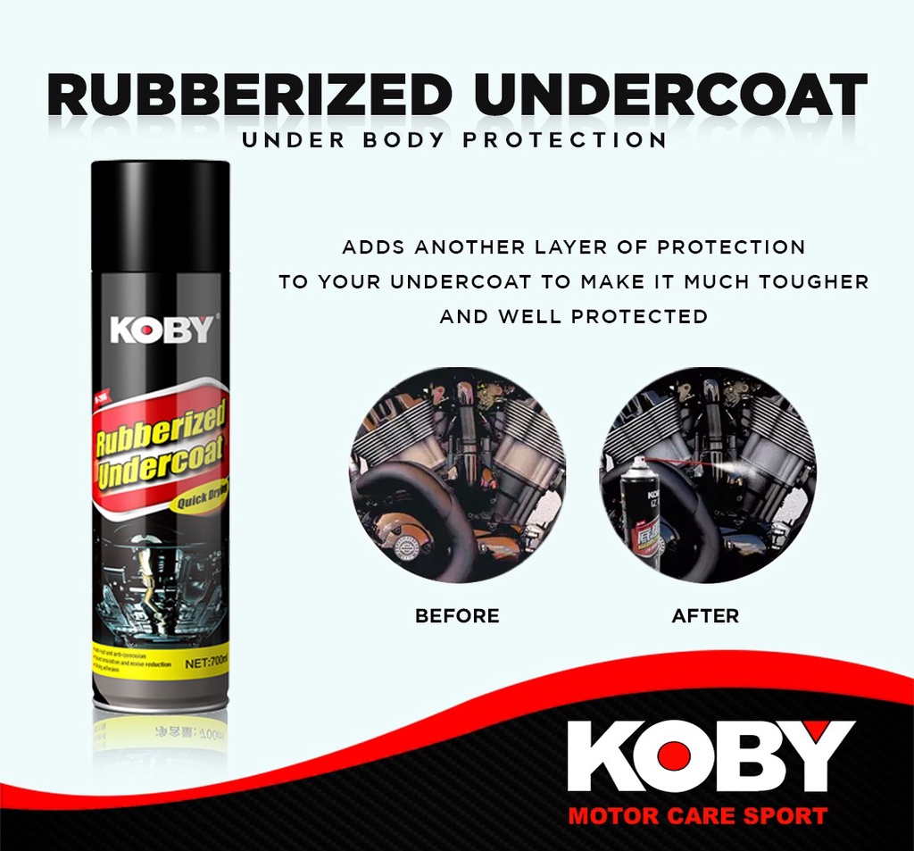 Koby Rubberized Undercoat 700ml | Shopee Philippines