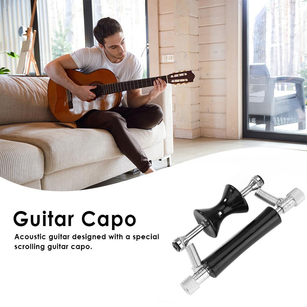 RIXTON Guitar Rolling Capo Portable Guitar Capo Easy Sliding Up and ...