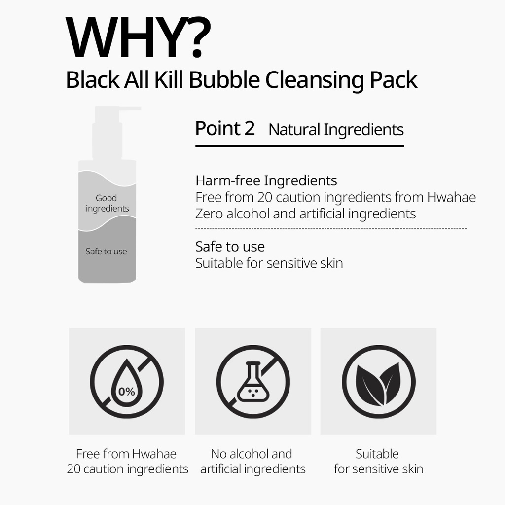 [NACIFIC] Blackhead All-Kill Bubble Cleansing Pack 140ml | Shopee ...