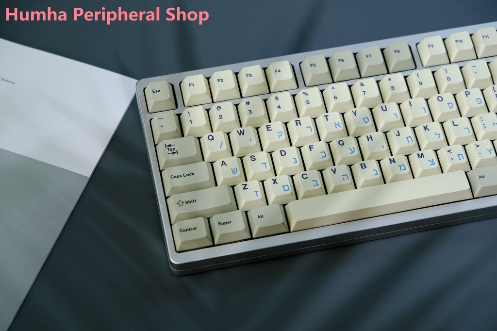 Humha Hebrew keycap PBT material Dye-Sublimation Cherry profile ...