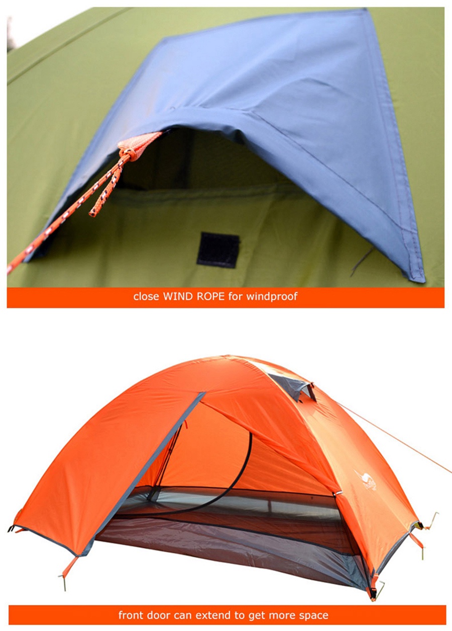 Desert fox 2 person Camping Tent 2 layer 4 Seasons Waterproof ...