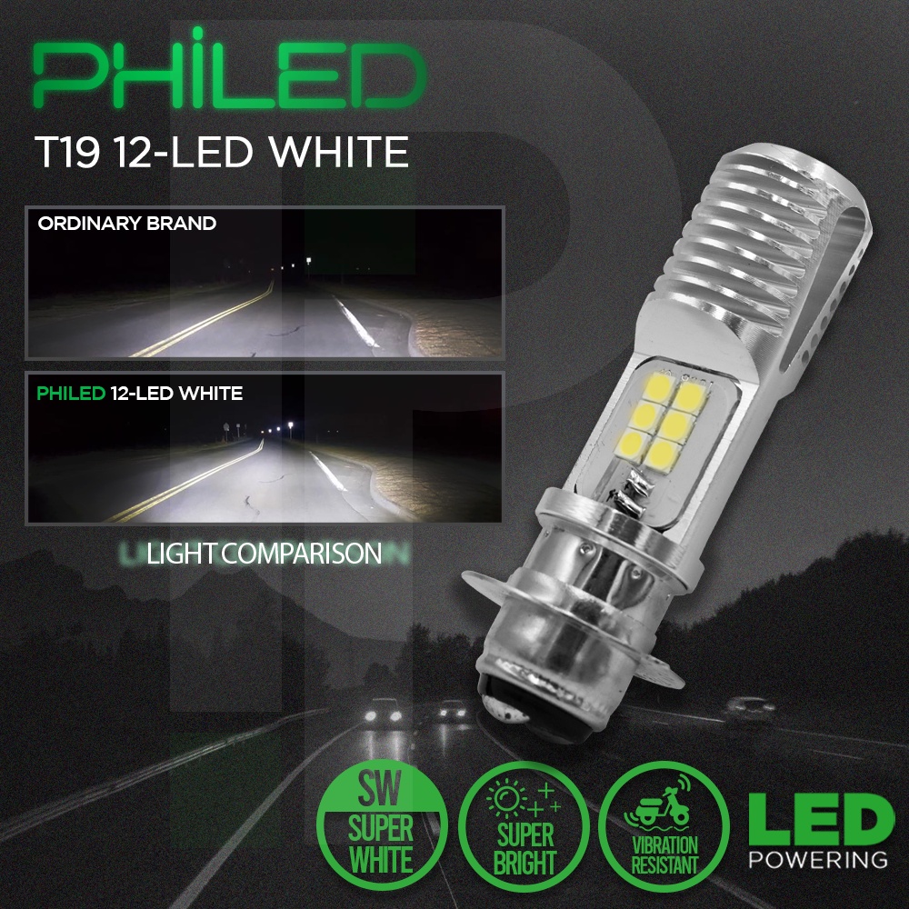 ORIGINAL PHILED T19 V2 LED HEADLIGHT 12V LED LAMP HEADLIGHT FOR ANY ...