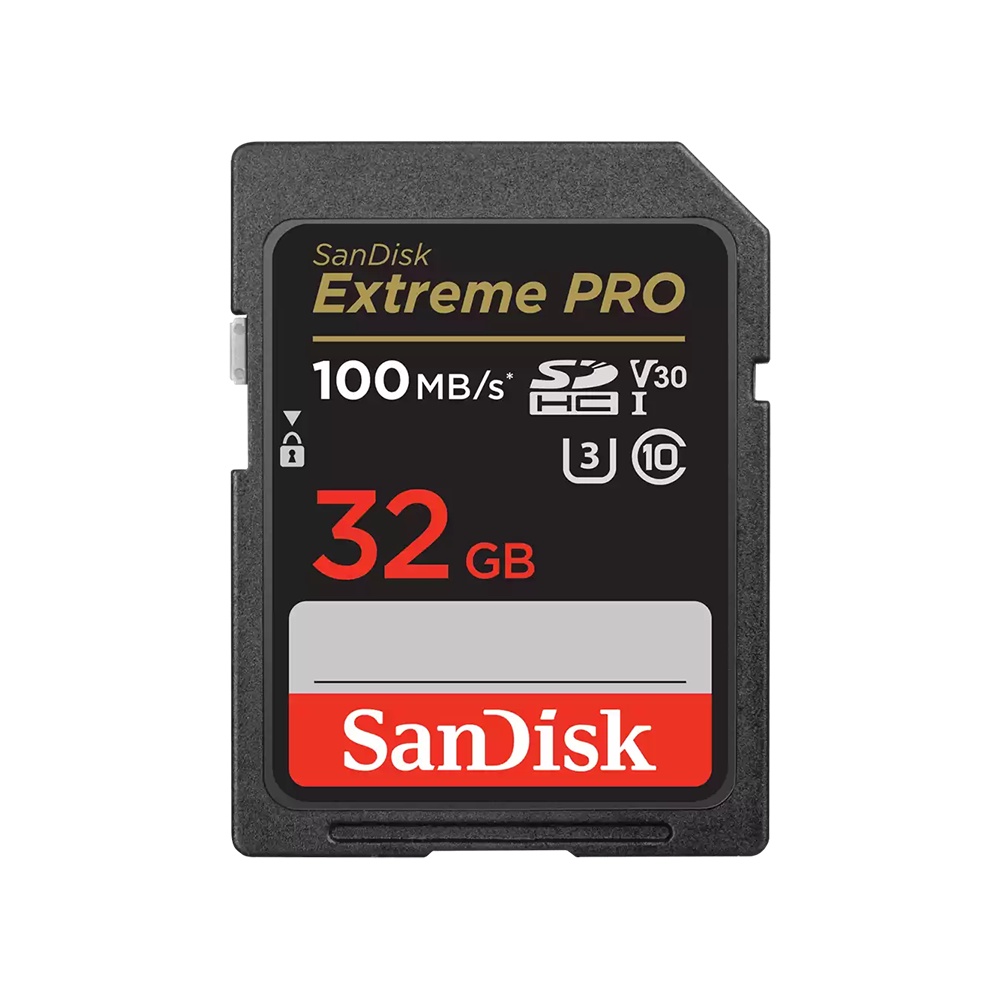 SanDisk Extreme Pro SD Card 32GB UHS-I SDHC Class 10, 100mb/s Read Speed V30 | SDSDXXG-032G ...