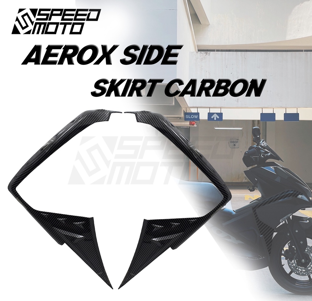 AEROX V1 SIDE BODY SKIRT Z-5437 / GARNISH CARBON COVER FOR YAMAHA AEROX ...