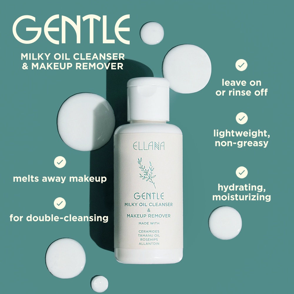 Ellana Double Cleanse Set Mini Gentle PH Gel Cleanser and Milky Oil ...