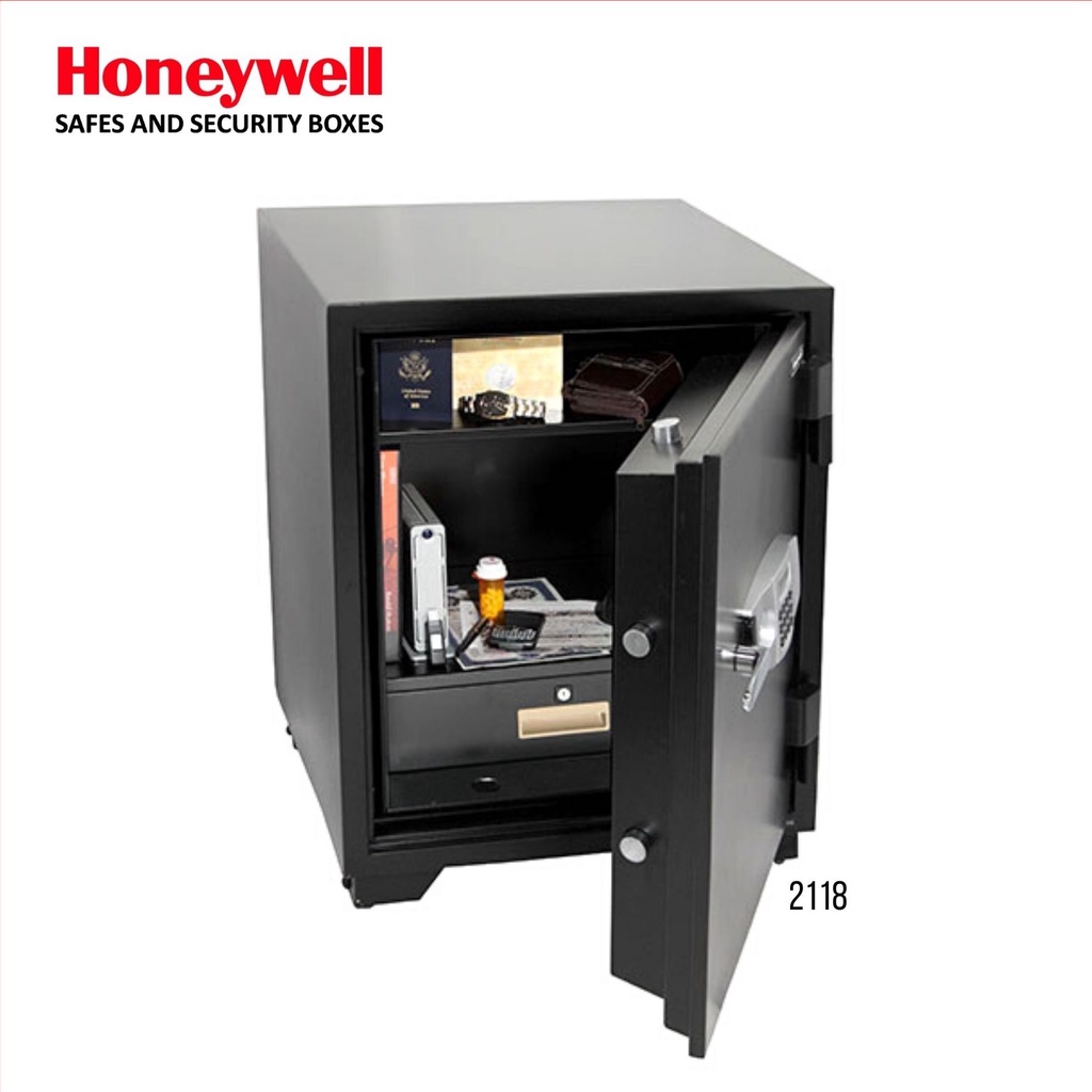 Honeywell Safe 2118 Digital Steel Fire & Security Safe Cash Vault Box ...