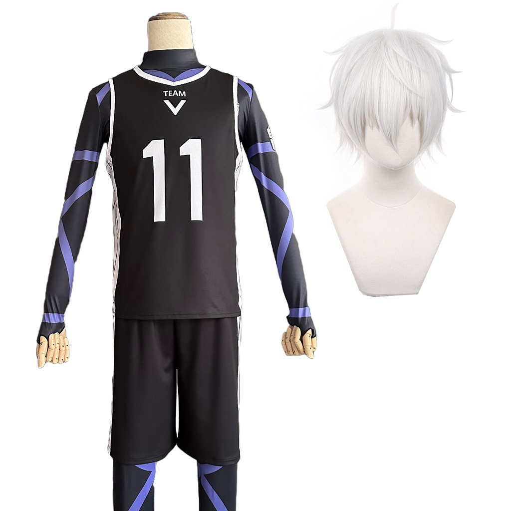 HOLOUN Blue Lock Cosplay Reo Mikage Costume Anime NAGI COS Training ...