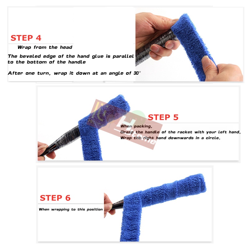 Badminton Racket Towel Grip With Fishing Rod Grip With Absorbent Non ...