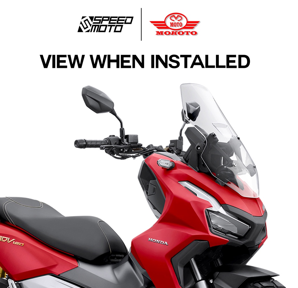 HONDA ADV SIDE MIRROR H3342 ADJUSTABLE SIDE MIRROR CLEAR AND NON-GRADED ...