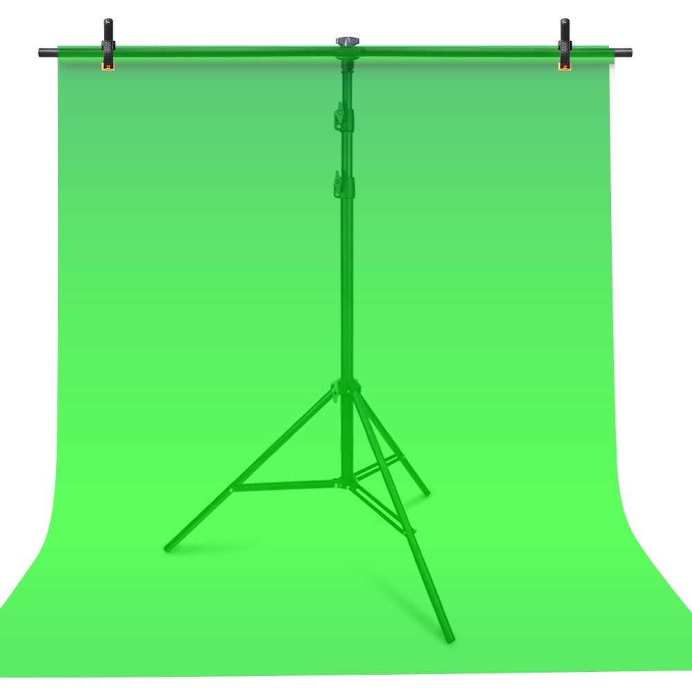 T Shape Backdrop Stand 1.5 x 2 m/5ft x 6.5ft Portable Photo Background ...