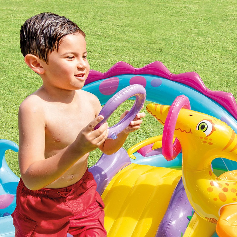 METECH Intex 57444 Inflatable Swimming Pool for Kids / Dino Land ...