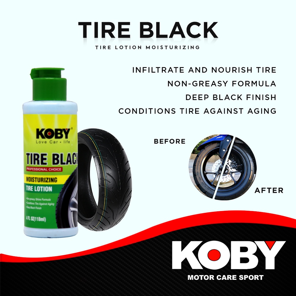 Koby Tire Black Moisturizing 118ml | Shopee Philippines