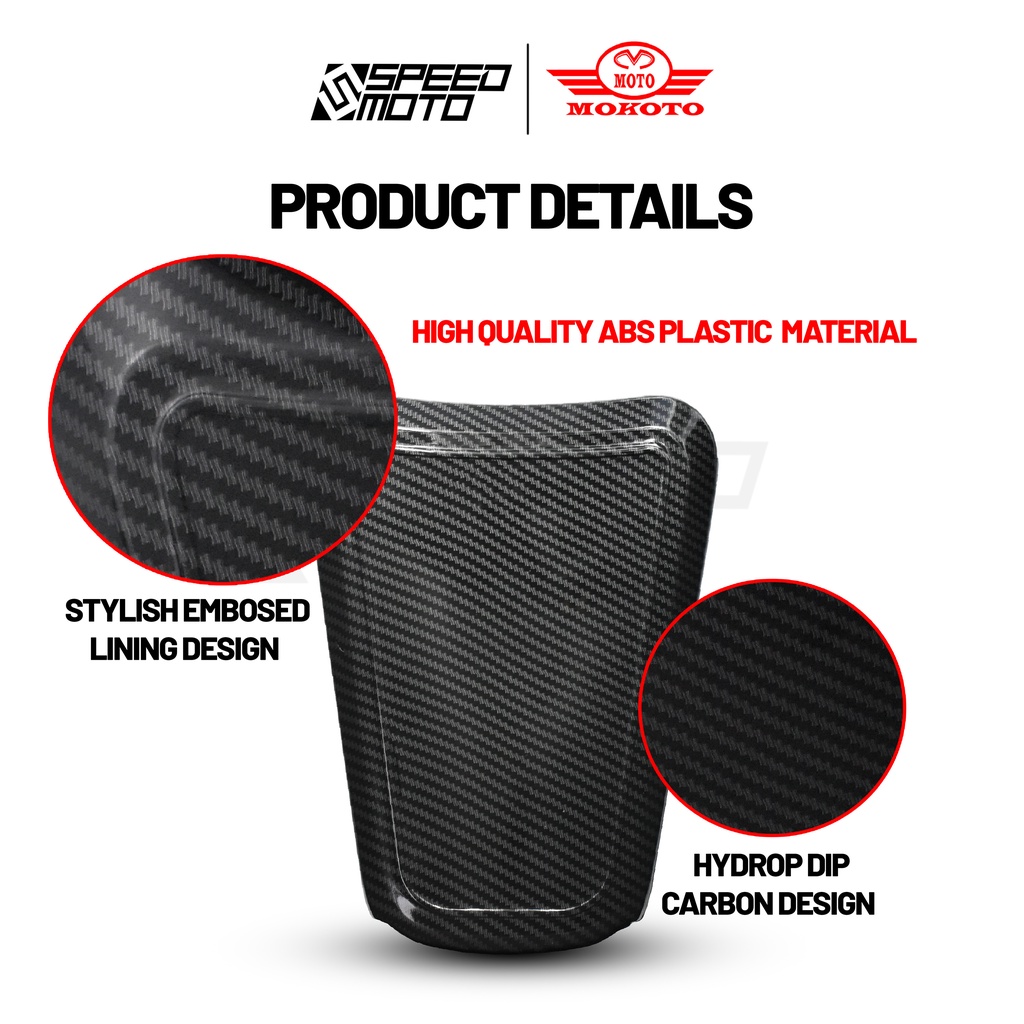 AEROX V2 GAS FUEL TANK COVER GLOSSY CARBON FOR AEROX 155 V2 MOTORCYCLE ...