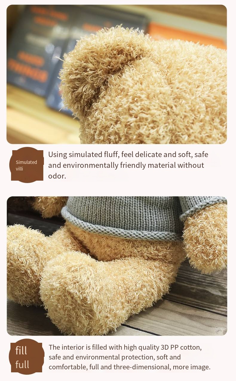 Hug Me Teddy Bear Big Size Stuffed Toy Washable Valentine's Day Present ...