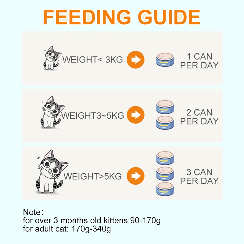 FOLOPETS Wet Cat Food In Can 100g/430g Pure Natural Organic Cat Can ...