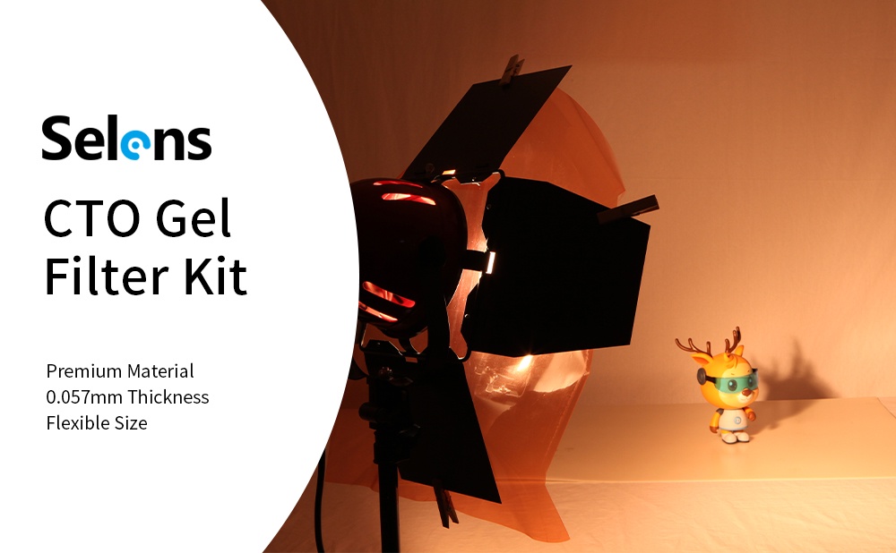 Selens LED Lighting Color Gels Filter Paper 4pcs Photography Lights ...