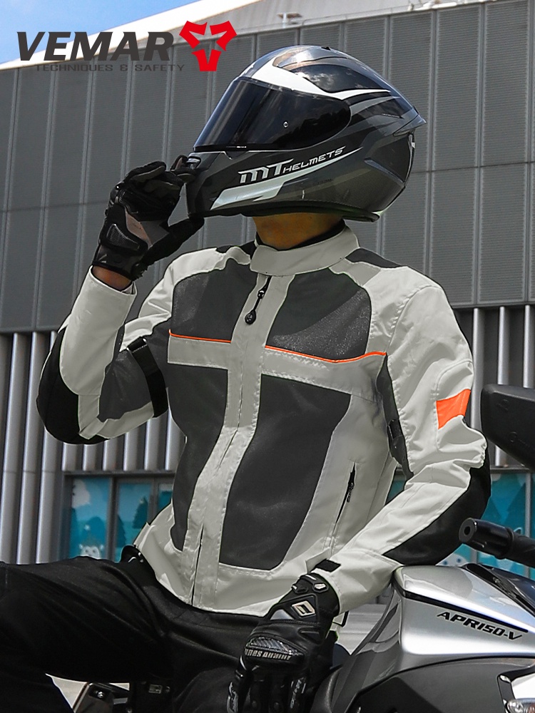 VEMAR men's motorcycle jacket summer mesh riding clothing equipment CE ...