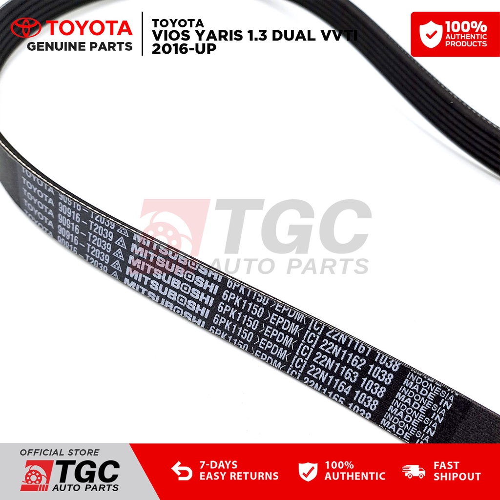 Toyota Genuine Power Steering Belt Original , Alternator Fan Vios Yaris ...